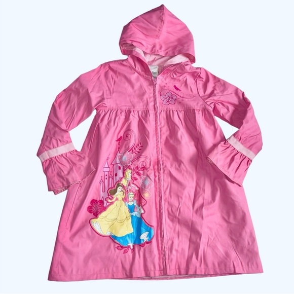 Disney | Jackets & Coats | Disney Princess Pink Rain Jacket Sz | Poshmark